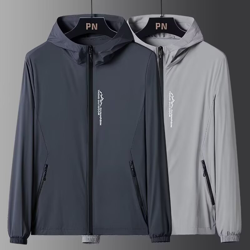 New 2026 Men Women Summer Outdoor Jacket Lightweight Quick Dry Hooded ...