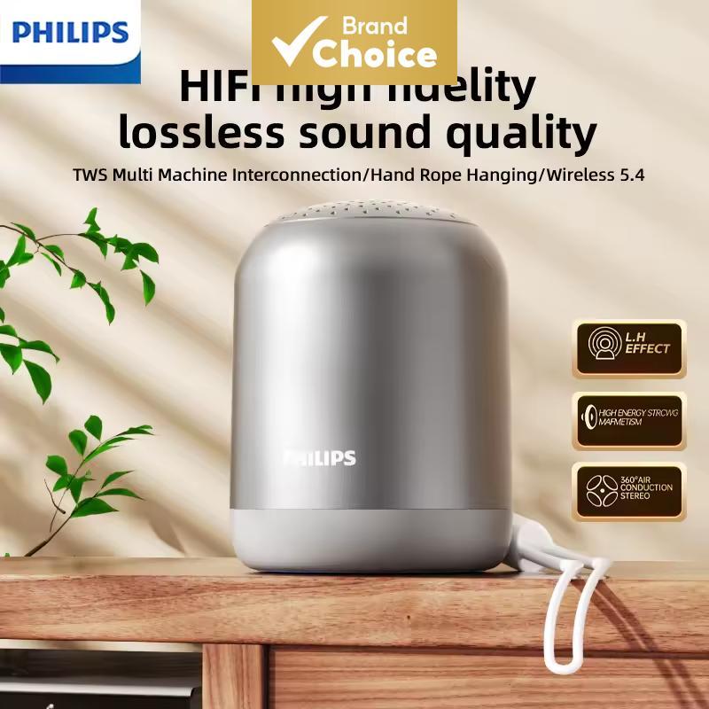 Philips TAS1110 Wireless Mini Speaker Bluetooth HiFi Multi Device ...