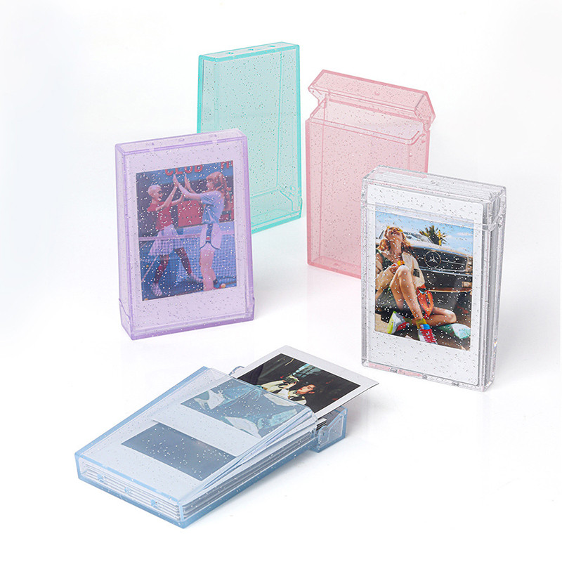 NEW Pockets Photo Album Transparent Photocard Holder Instax Mini Album ...