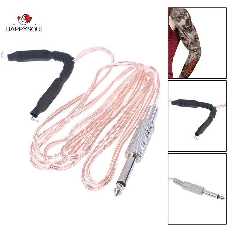 New Metal Head Transparent Microphone Clip cord Tattoo Hook Line Tattoo ...