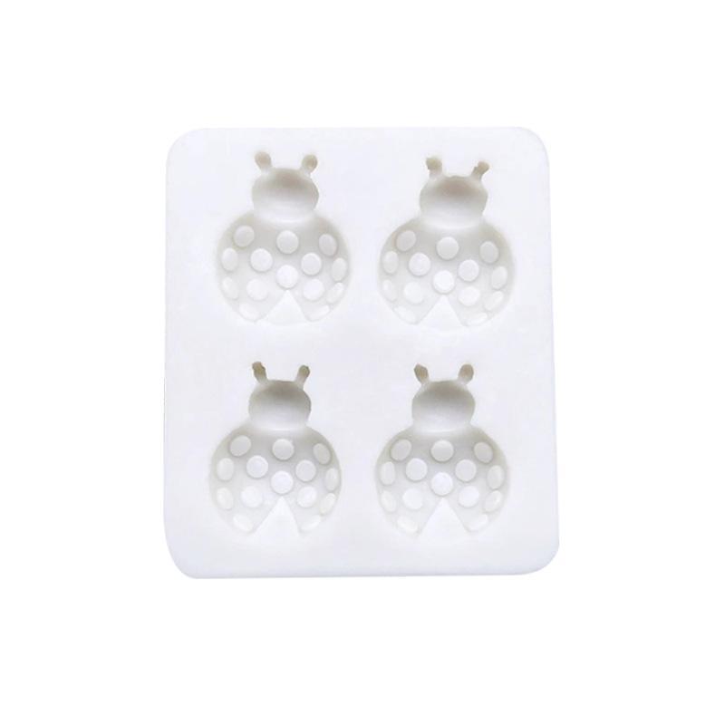 【ZVT】 Ladybug Silicone Mold for Fondant Cake Decorating & Resin Crafts ...