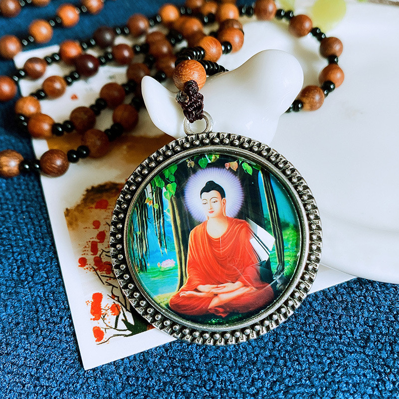 Auspicious Pendant~Sakyamuni Buddha Under the Bodhi Tree Pendant Buddha ...