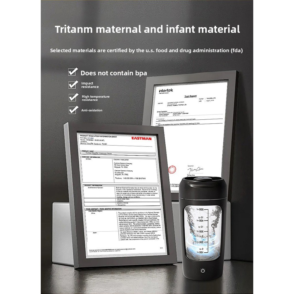 Tritan Material Fully Automatic Stirring Cup Rechargeable Milkshake ...