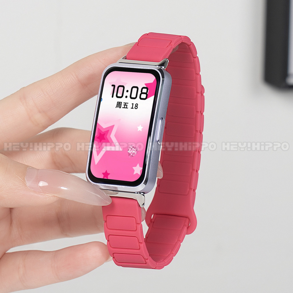 Silicone magnetic strap For Huawei Band 10 9 8 new dopamine fine print ...