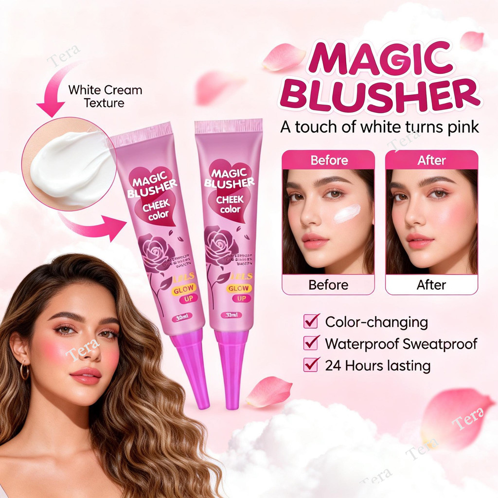 Magic Blusher Color Changing Liquid Blush instant color adjust liquid ...