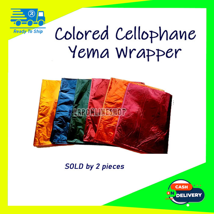 2pcs Colored Cellophane / Yema Wrapper | Shopee Philippines