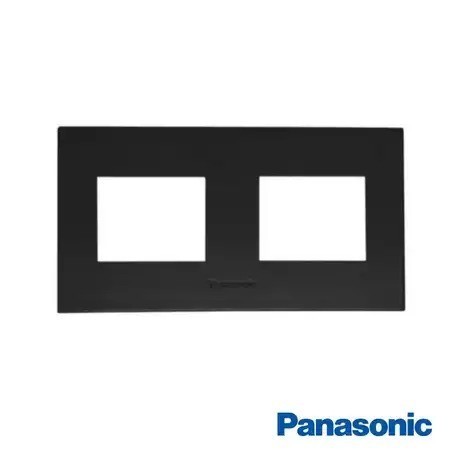 Panasonic 2 Gang 4 Device Switch Frame Black (WESJ 78049B) | Shopee ...
