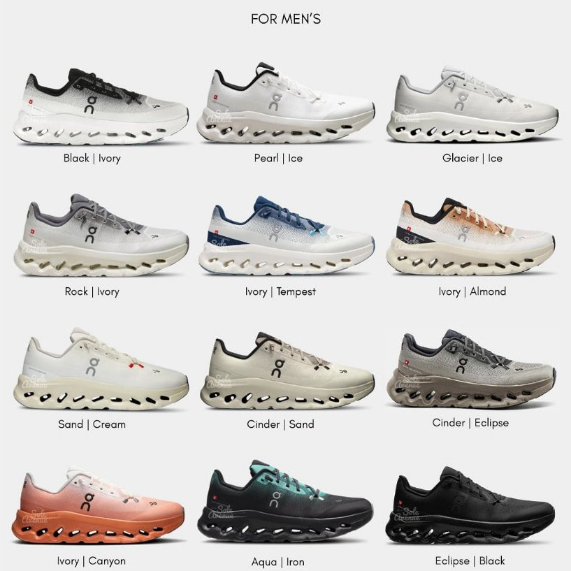 OC ON CLOUD sneakers no brand ,NO HALF SIZE ,SIZE 36-45 , BLACK IVORY ...