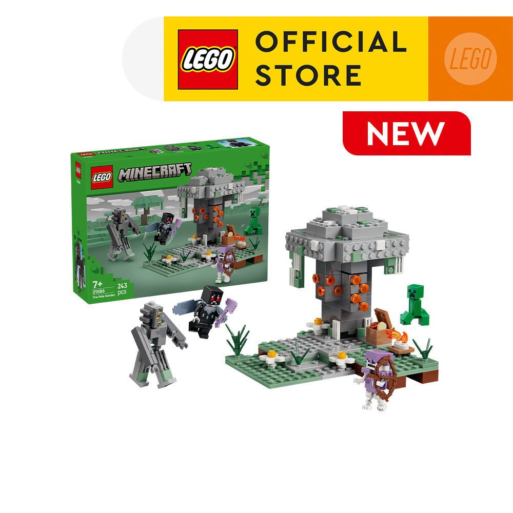 LEGO Minecraft 21586 The Pale Garden (243 pieces), Building Blocks ...