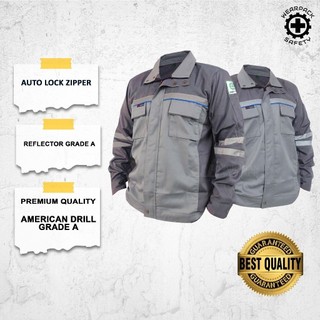 Semi-Jacket Safety Wearpack Work Wearpack/ in Light Grey and Dark Grey ...