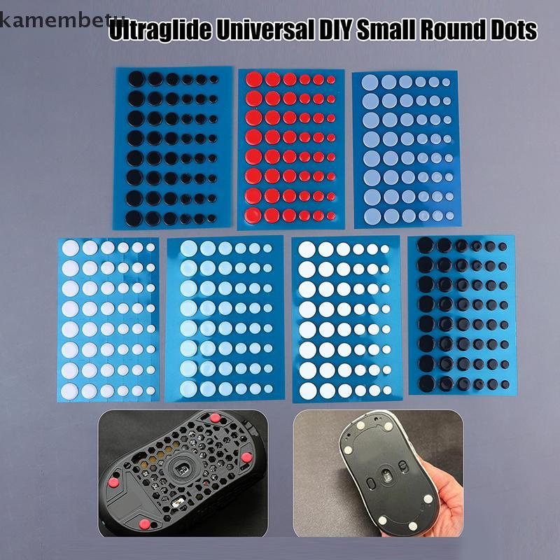 betu 48pcs/pack Ultraglide Universal DIY Small Round Dots Mouse Skates ...