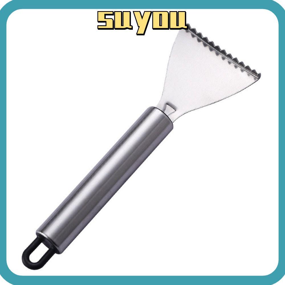 SUYO Fish Scale Scraper, Easy Maneuverability Stainless Steel Fish ...