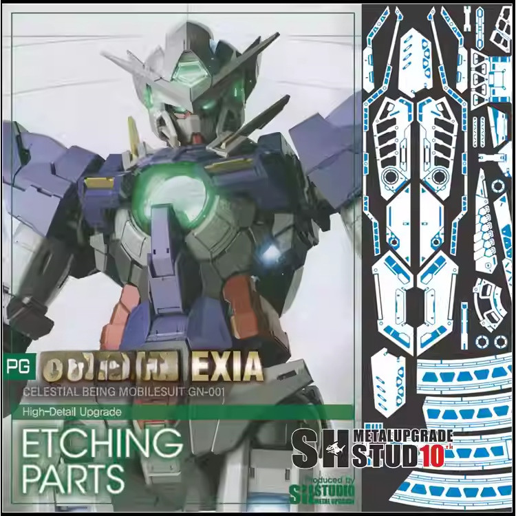 SH STUDIO PG 1/60 EXIA Metal Etching Modified Parts (Model kits not ...