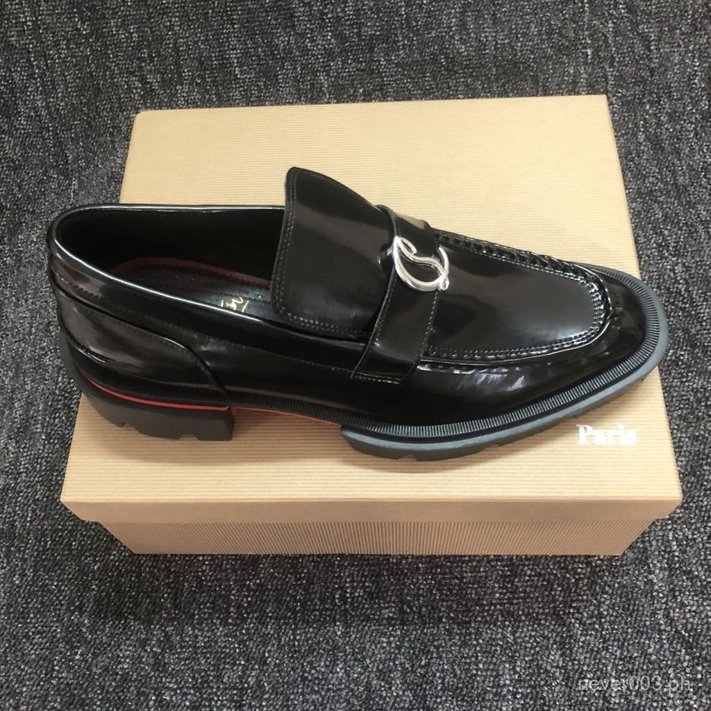 Red Sole Shoes Men's Leather Shoes British European American Fashion ...