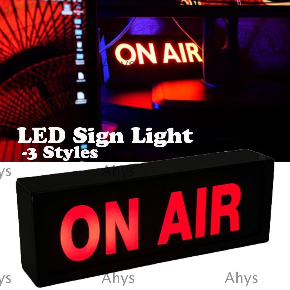 AHYS On Air Light Box Home Decor Cinema Studio Remote Control | Shopee ...