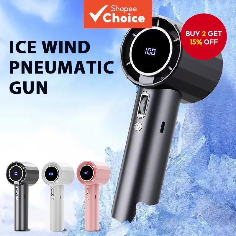 Handheld Turbo Fan 6000mAh 100-speed High-speed Cooler Rechargeable ...