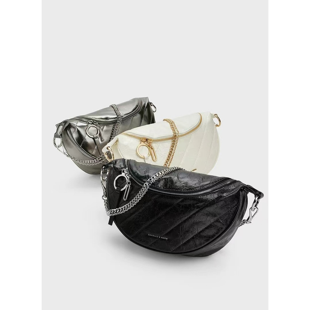 CK2-80151325 fashion chain one-shoulder cross-body bag waist bag for ...
