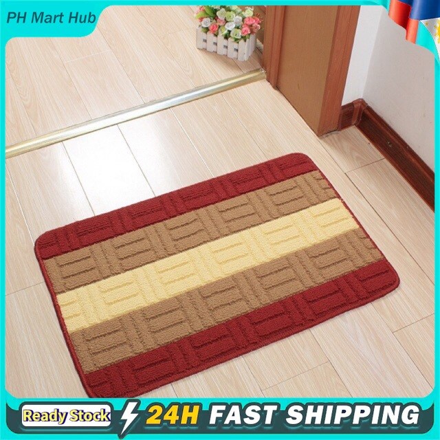 【COD】Thickened Anti-Slip Door mat Floor Kitchen Bathroom Absorbent Foot ...