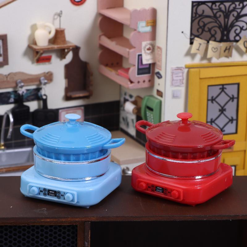 [FAS] Doll House Mini Kitchen Appliance Model Mini Electromagnetic Pot ...