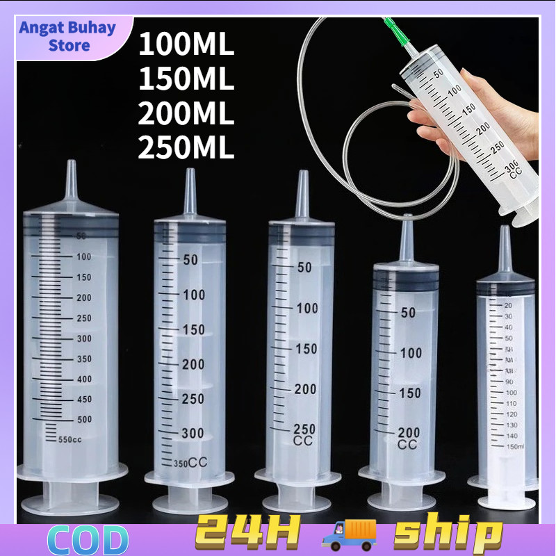 100-250 ml motorcycle oil injector, reusable large-capacity syringe ...