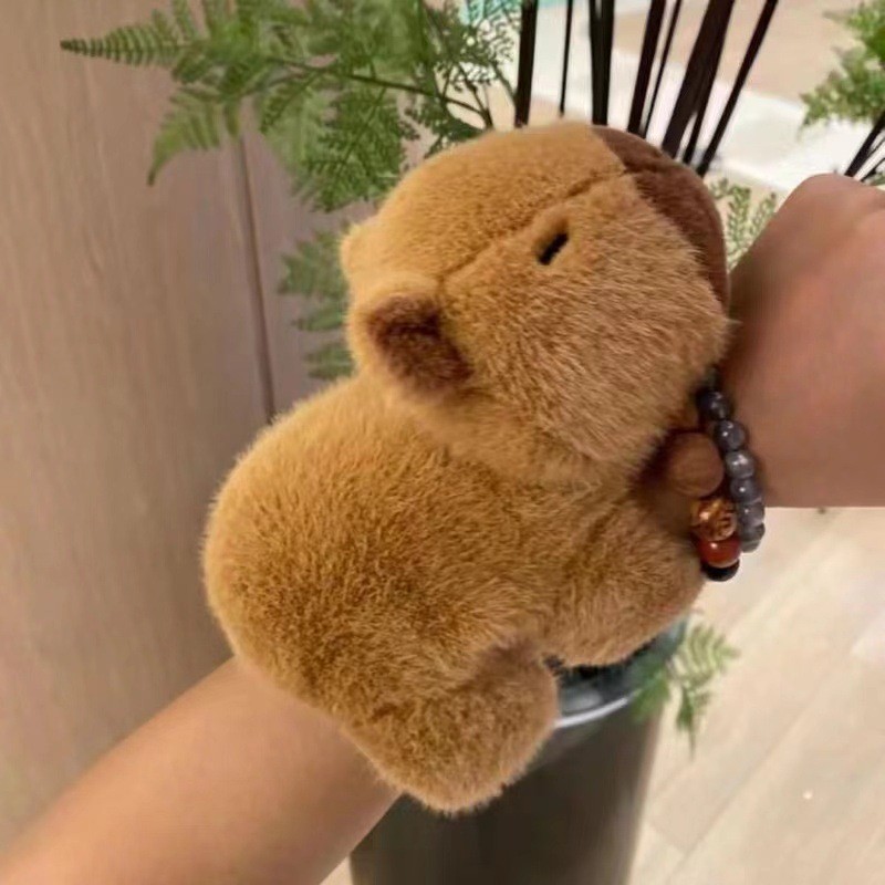Bala Brand Cute Capybara Plush Pop Ring Carpi Doll Pendant | Shopee ...