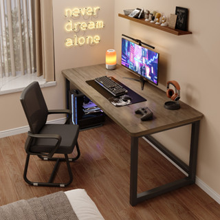 DelightHome Wooden Computer TableOffice Computer Desk Milan Oak Student ...