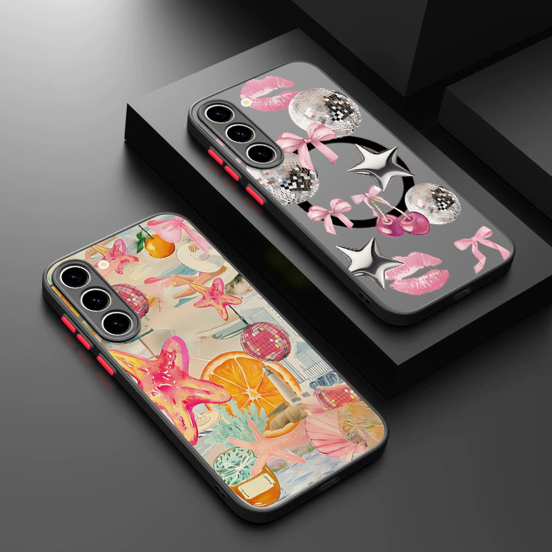 Sparkling Star Pattern Phone Case For Samsung Galaxy A56 A16 A55 A15 ...