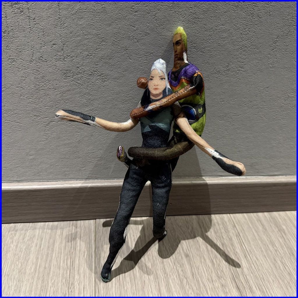 YB2 Valorant Iso Deadlock Gekko Jett plushie Abstract Dried-Look Mouse ...