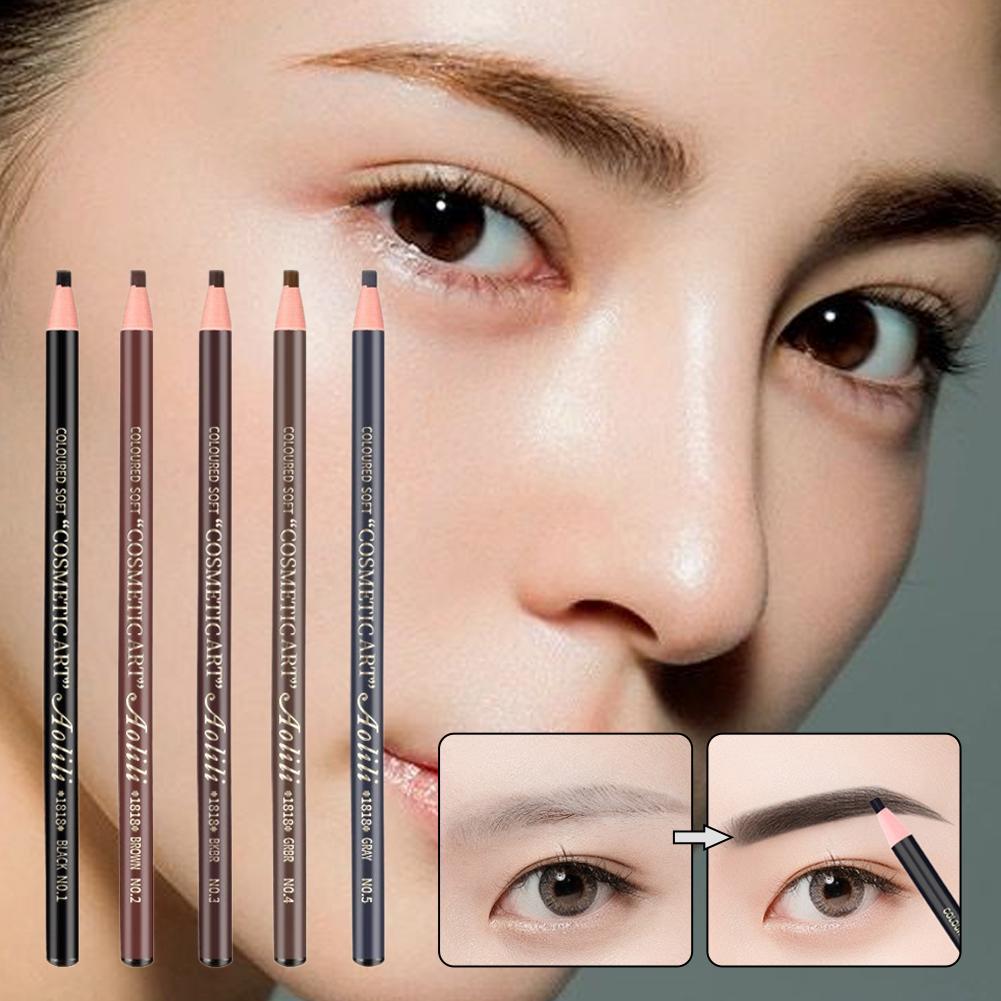 Eyebrow Pencil 1Pcs Waterproof Natural Long Lasting Red Pencils Make ...