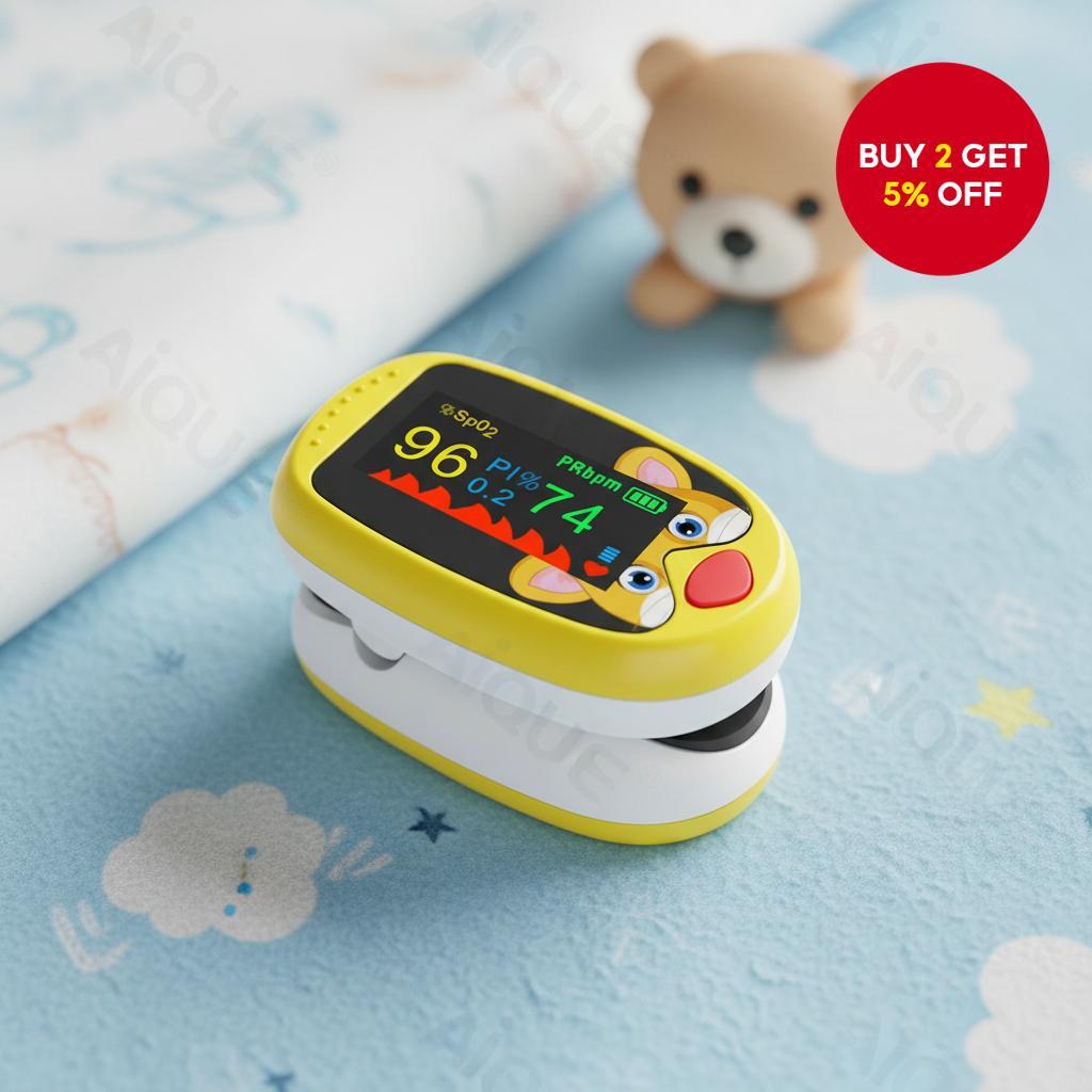 Rechargeable Child Finger Clip Oximeter, Nurse, Pediatric, Neonatal ...