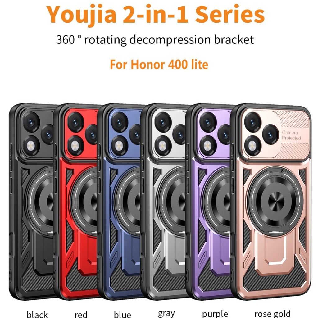 360° Rotating Stand Phone Case For HONOR X9C X9D X5C X7D 400 PRO ...