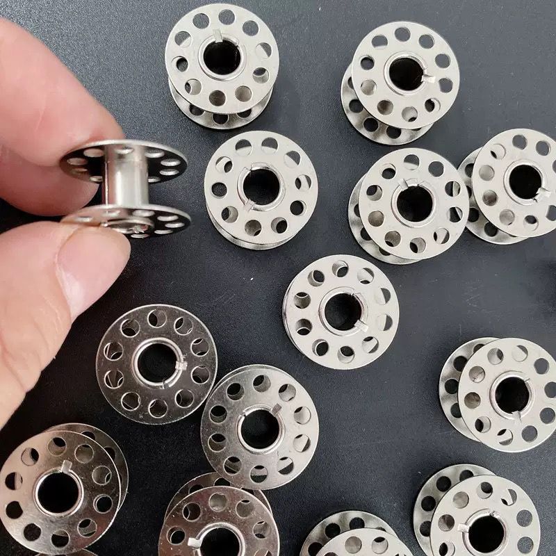 MESIN Iron Bobbin Sewing Machine Spool Thread Spool Portable Sewing ...