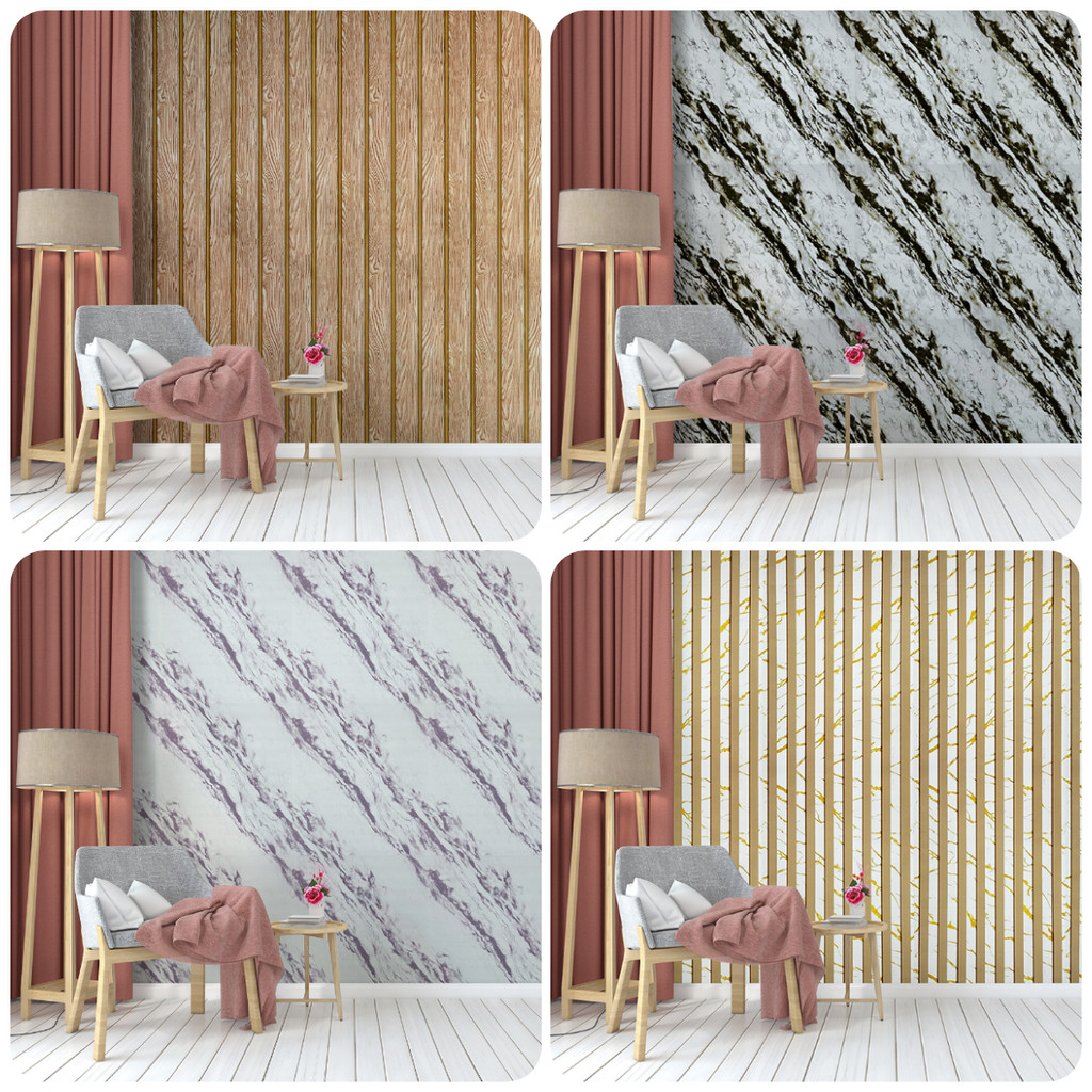 Kuromi Motif Sticker Wallpaper, 8M Bedroom Wall Wallpaper | Shopee ...