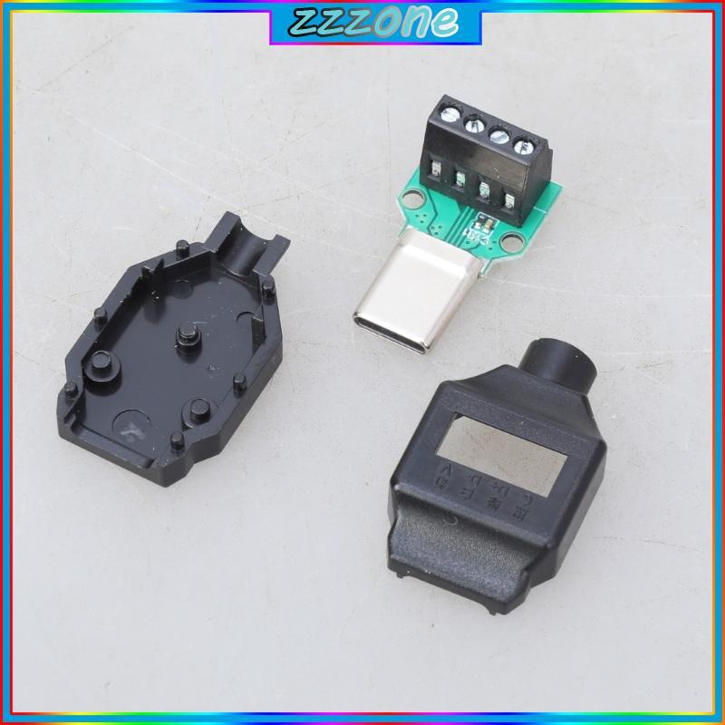 zzz Lightweight USB Type C Male Connector Plug Adapter Support 480Mbps ...
