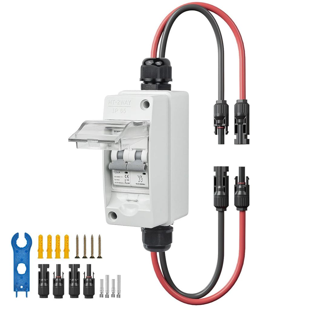 Solar Panel Disconnect Switch 1000V 50A PV Disconnect Switch Outdoor ...