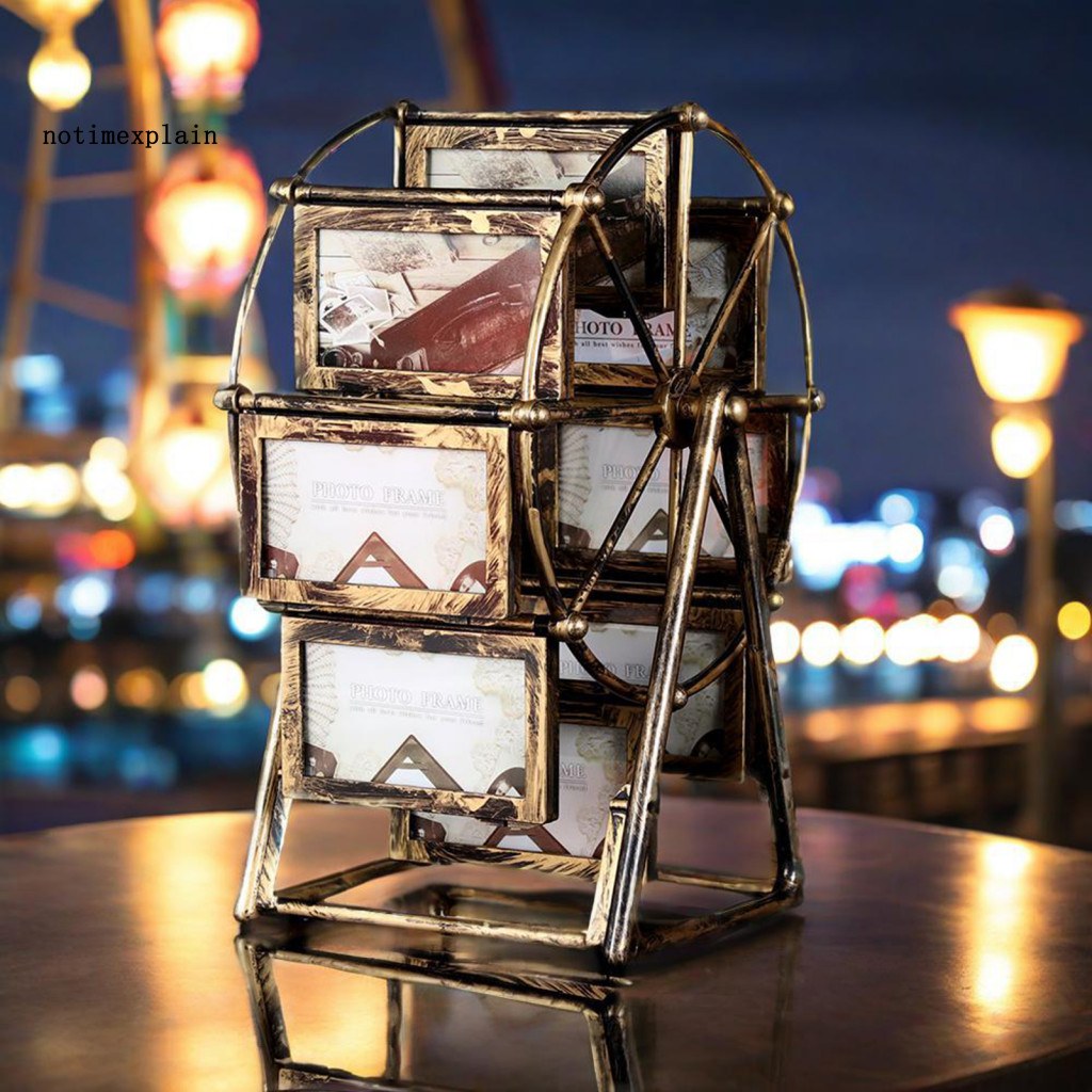 NTA 360 Degree Rotating Frame Rotating Photo Display 16-photo Rotating ...