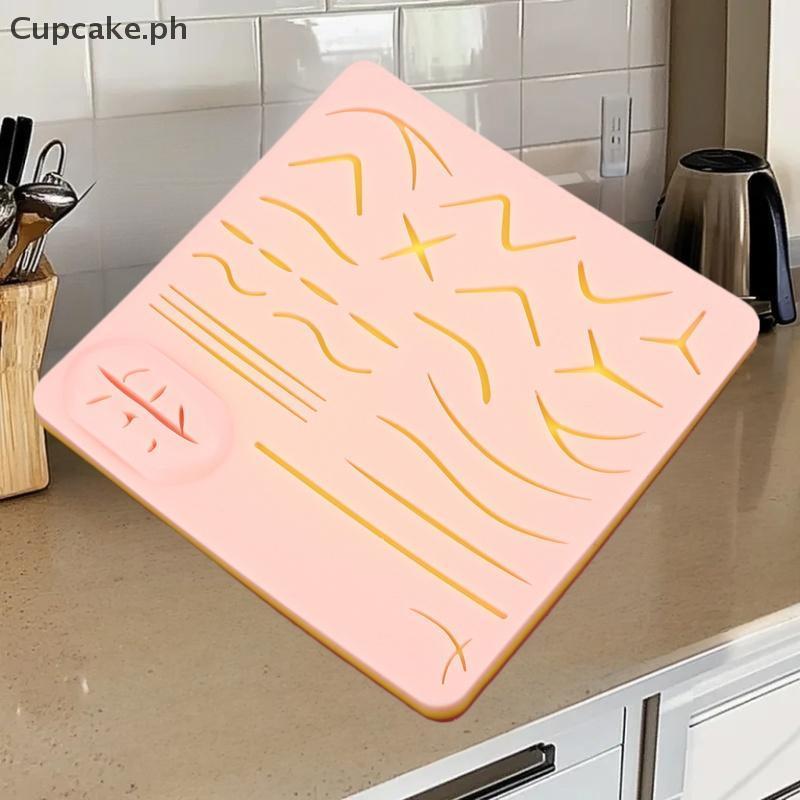Cupcake Reusable Surgical Suture Kit Pad Silicone Skin Wounds Suture ...