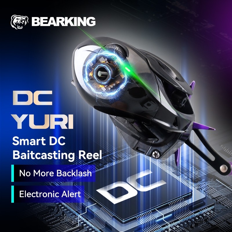 BEARKING 2025 DC Baitcasting Reel, Digital Control System, Carbon Fiber ...