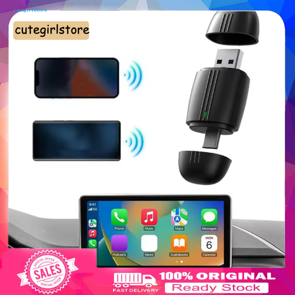 Cute_ Wireless Smart Box for Car Wireless Car Adapter for Android Auto ...