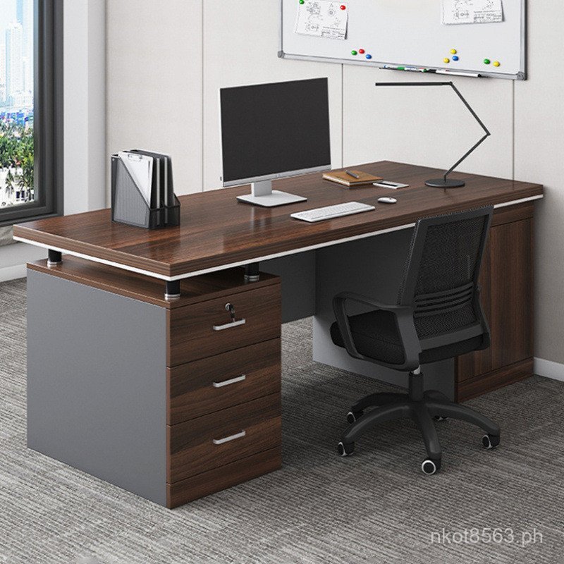 Combined Boss Desk Office Desk Computer Desk Simple Modern Office Desk ...