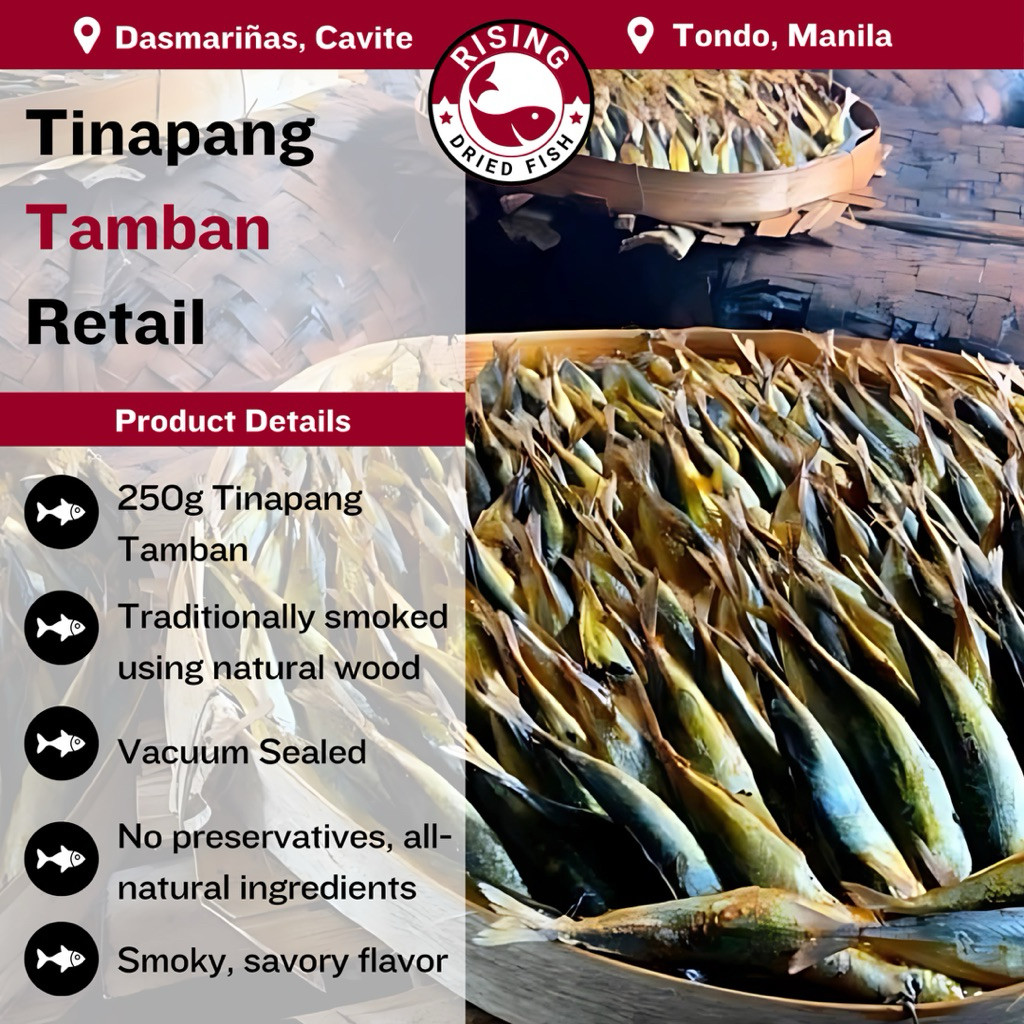 100g Premium Tinapa Tamban – Vacuum-Sealed Smoked Fish, Ready to Serve ...