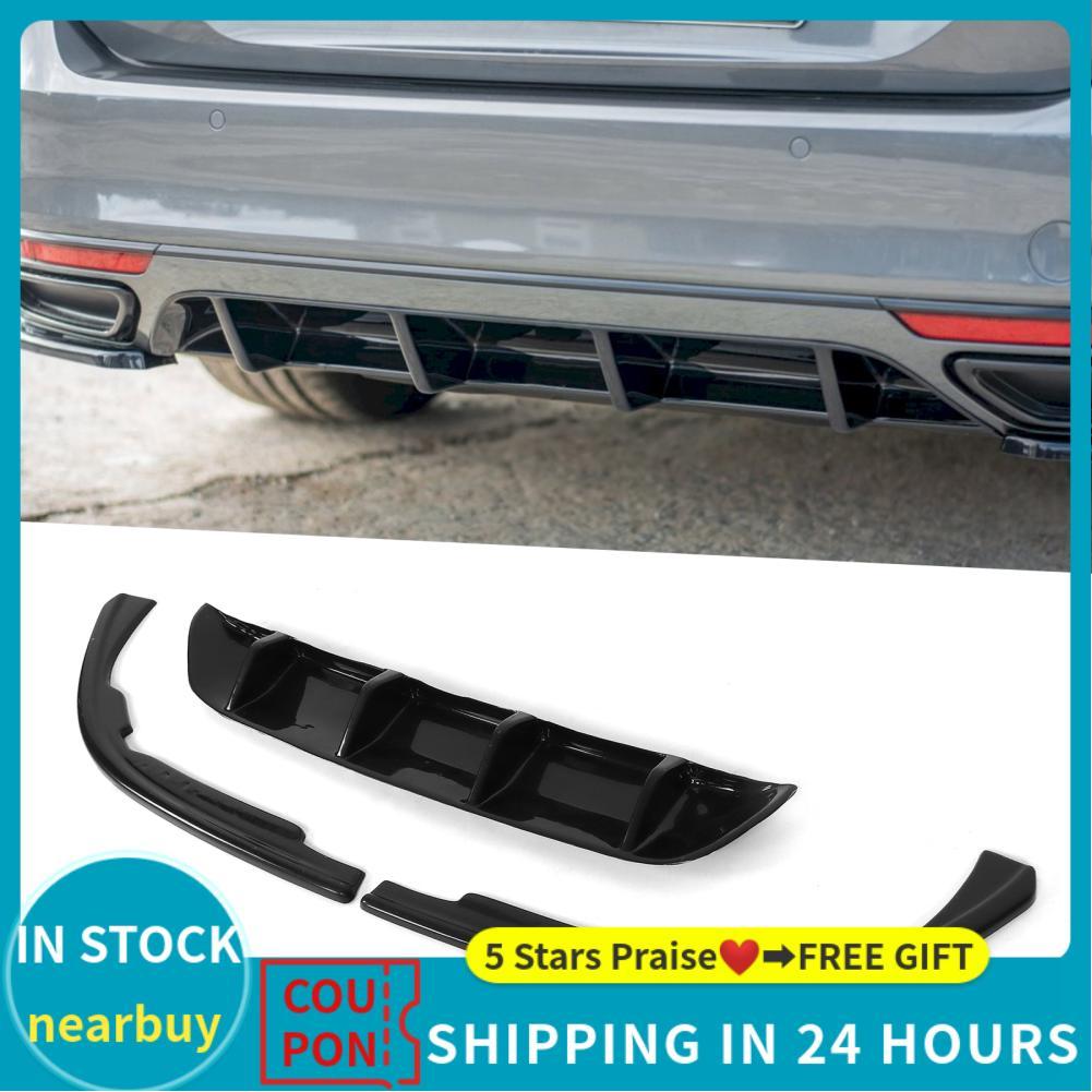 Nearbuy Rear Spoiler Bumper Diffuser Maxton Style Easy Install Gloss ...