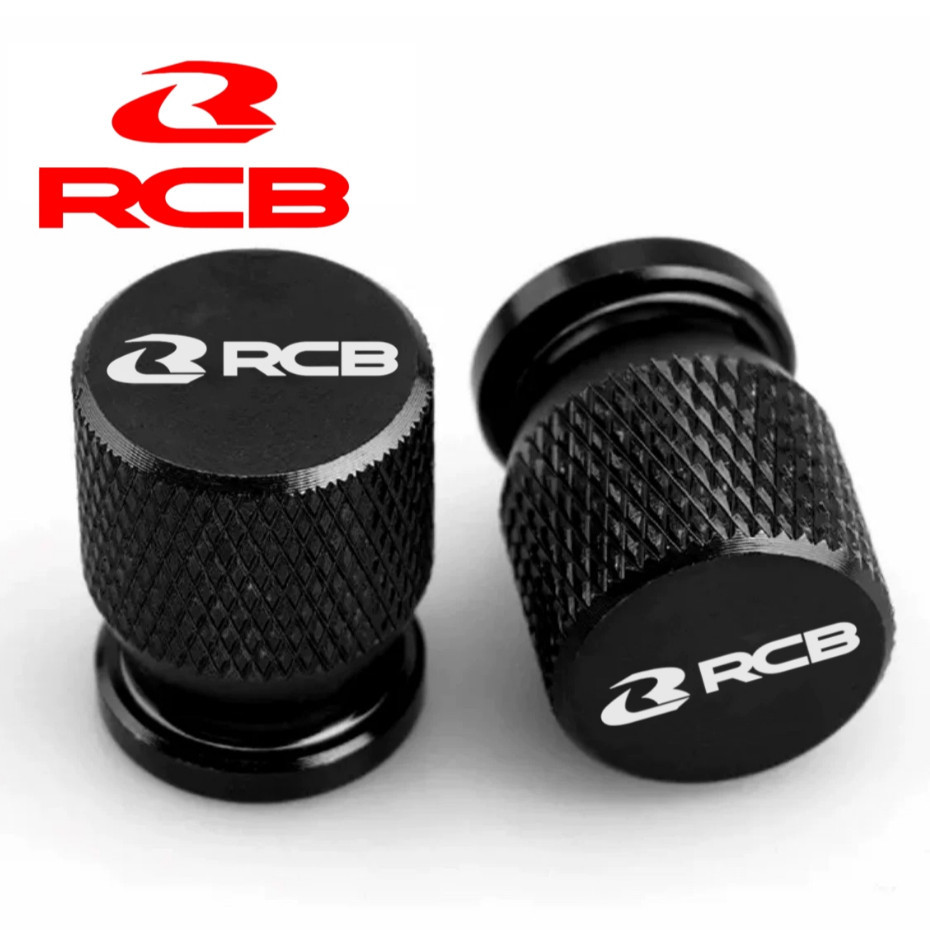 Racing Boy 2PCS Motorcycle Tire Valve Cap Pito Aluminum Alloy RCB for ...