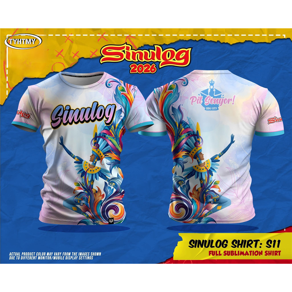 2026 NEW Design CEBU Sinulog carnival t shirt for men and women Full ...