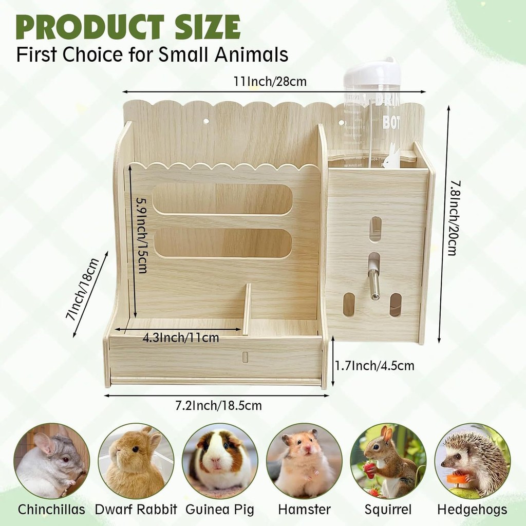 Hanging Rabbit Grass Rack Guinea Pig Chinchilla Feeder Rabbit Feeding ...