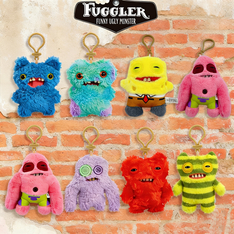 Creative Fuggler Spongebob Plush Pendent Doll Ugly Cute Tooth Monster ...