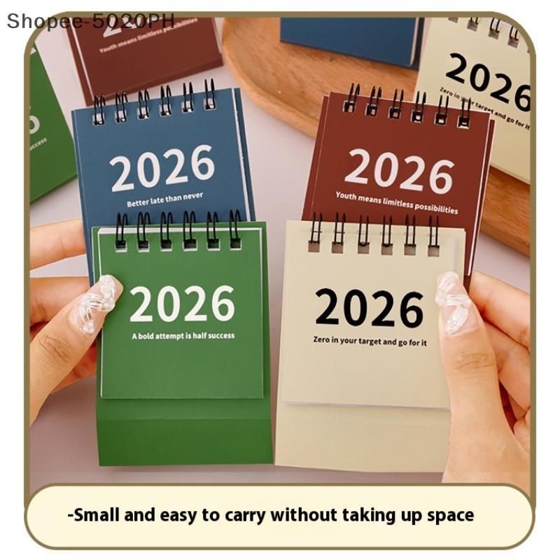 # 2026 CNY # 2025-2026 Mini Simple Calendar Small Desk Calendar ...