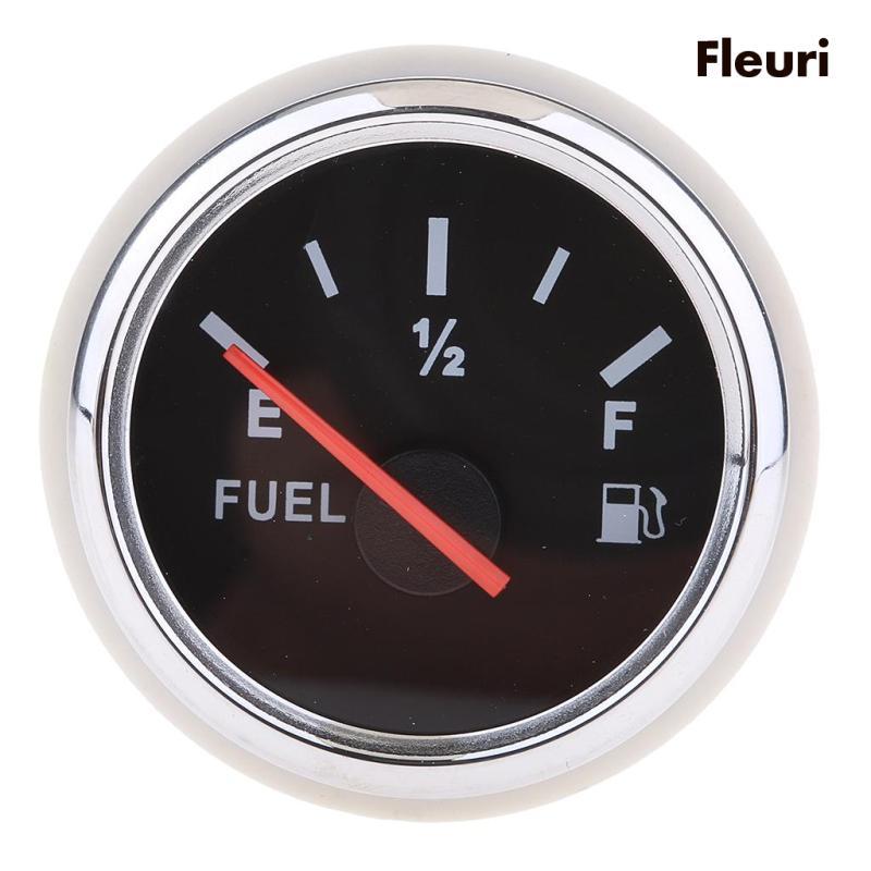 [Fleurir] Boat Marine Pointer Fuel Oil Gas Level Gauge LED-Display ...