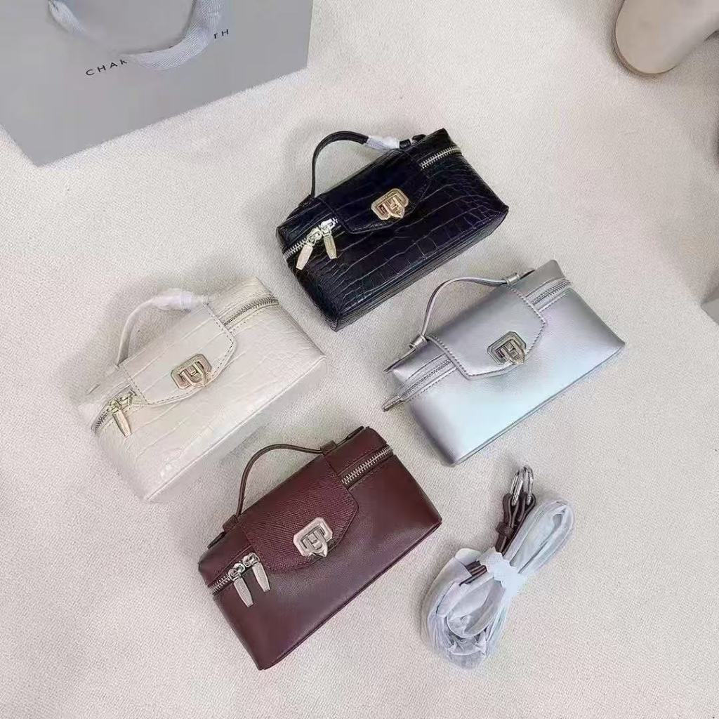 50782376 Portable Square Box Makeup Bag Crossbody Small Square Bag ...