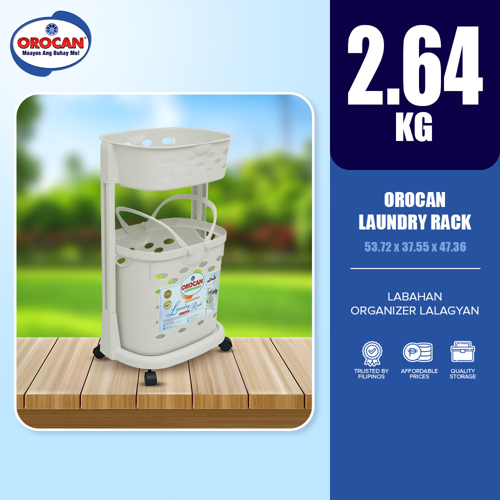 Orocan Laundry Rack | Labahan Organizer Lalagyan | Shopee Philippines